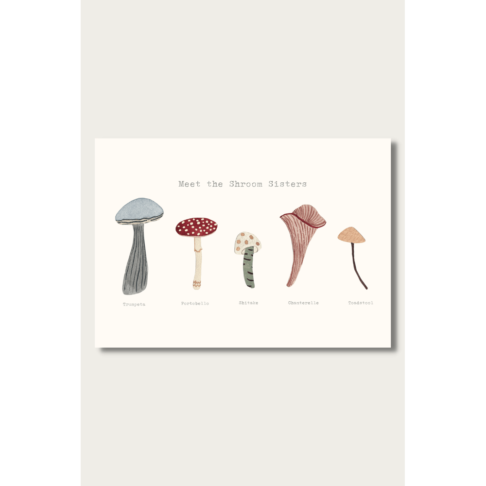 Poster Meet The Shroom Sisters Edamami + The Kid´s List - Multicolorido ...